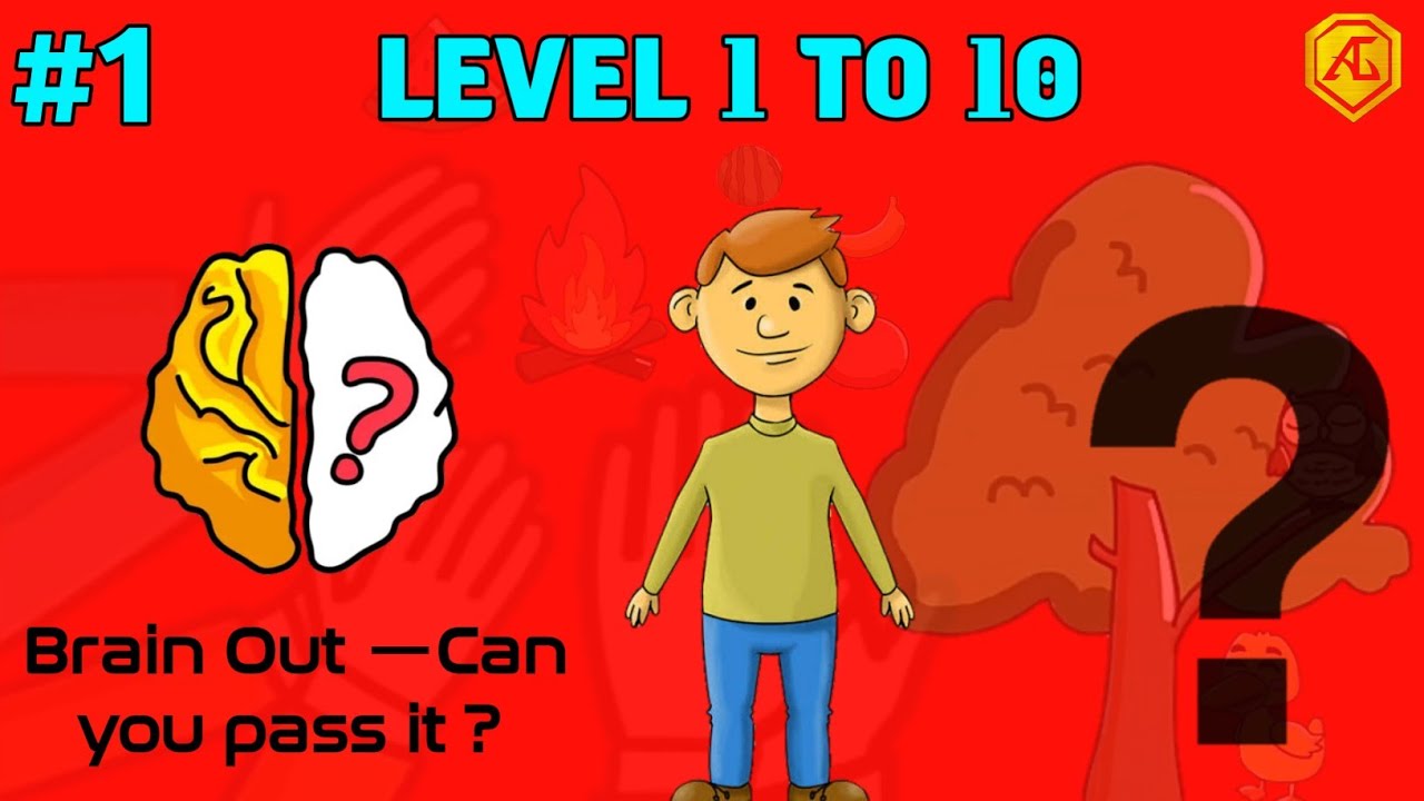 Brain Out - Can You Pass It? || LEVEL 1 TO 10 || AMAZING GAMERZ - YouTube