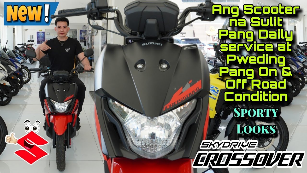 Suzuki Skydrive Crossover Ang Scooter na Pweding Pang On & Off-road ...