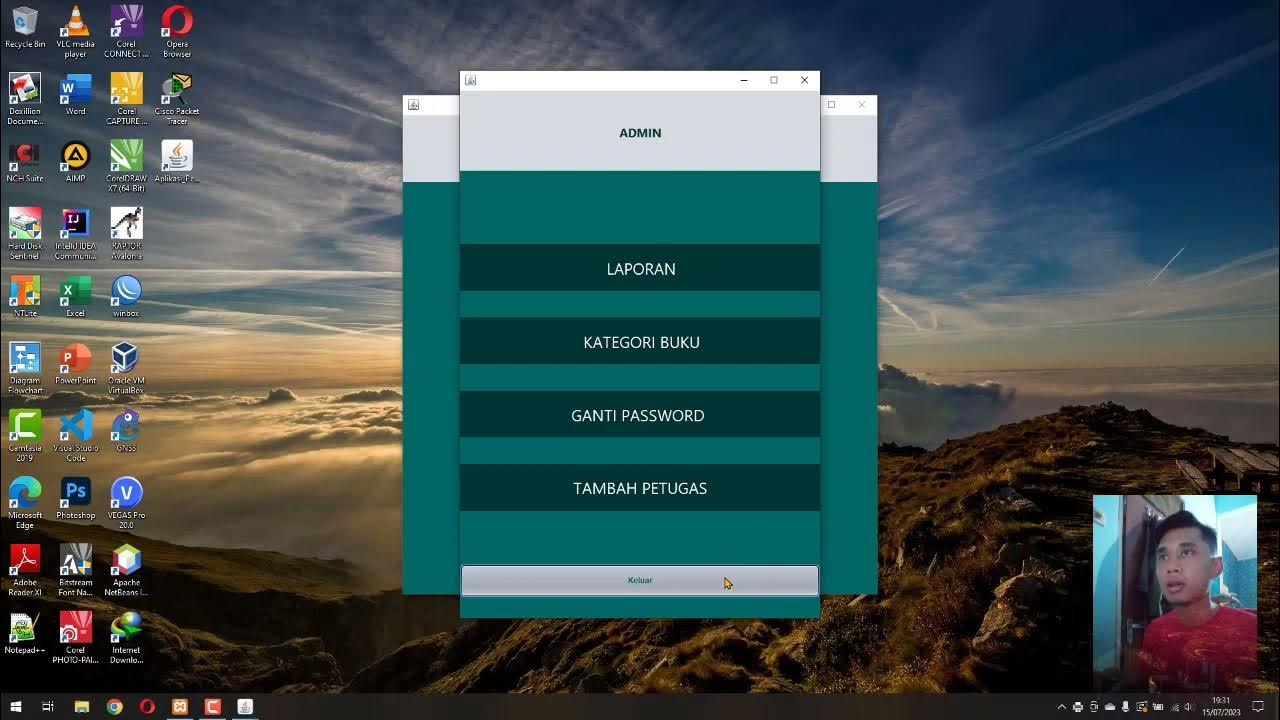 DEMO APLIKASI PERPUSTAKAAN BERBASIS DESKTOP, JAVA, NETBEANS, OOP / PBO - YouTube