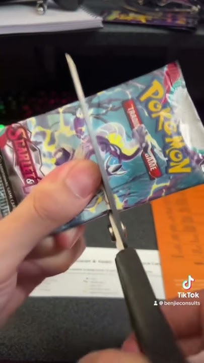 CUTTING OPEN POKEMON PACKS FULL VIDEO ON TIKTOK @BenjieConsults #gamer ...