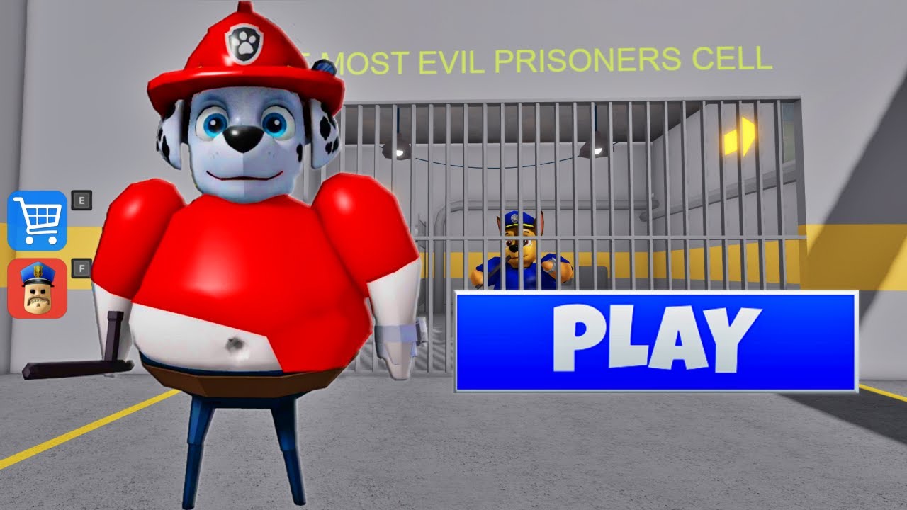 PAW Patrol Marshall BARRY Walkthrough Full GAMEPLAY #roblox #obby - YouTube