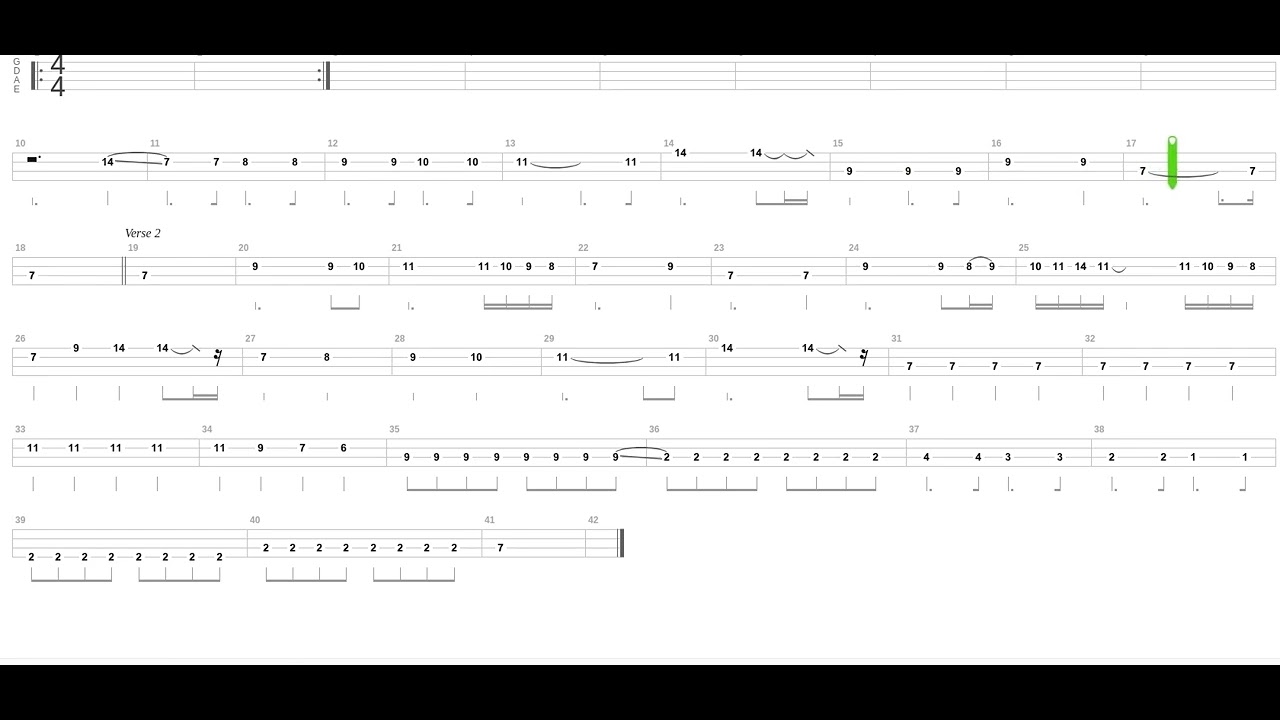 Cancer Bass Tab by My Chemical Romance + Guitar only + Guitar tab - YouTube
