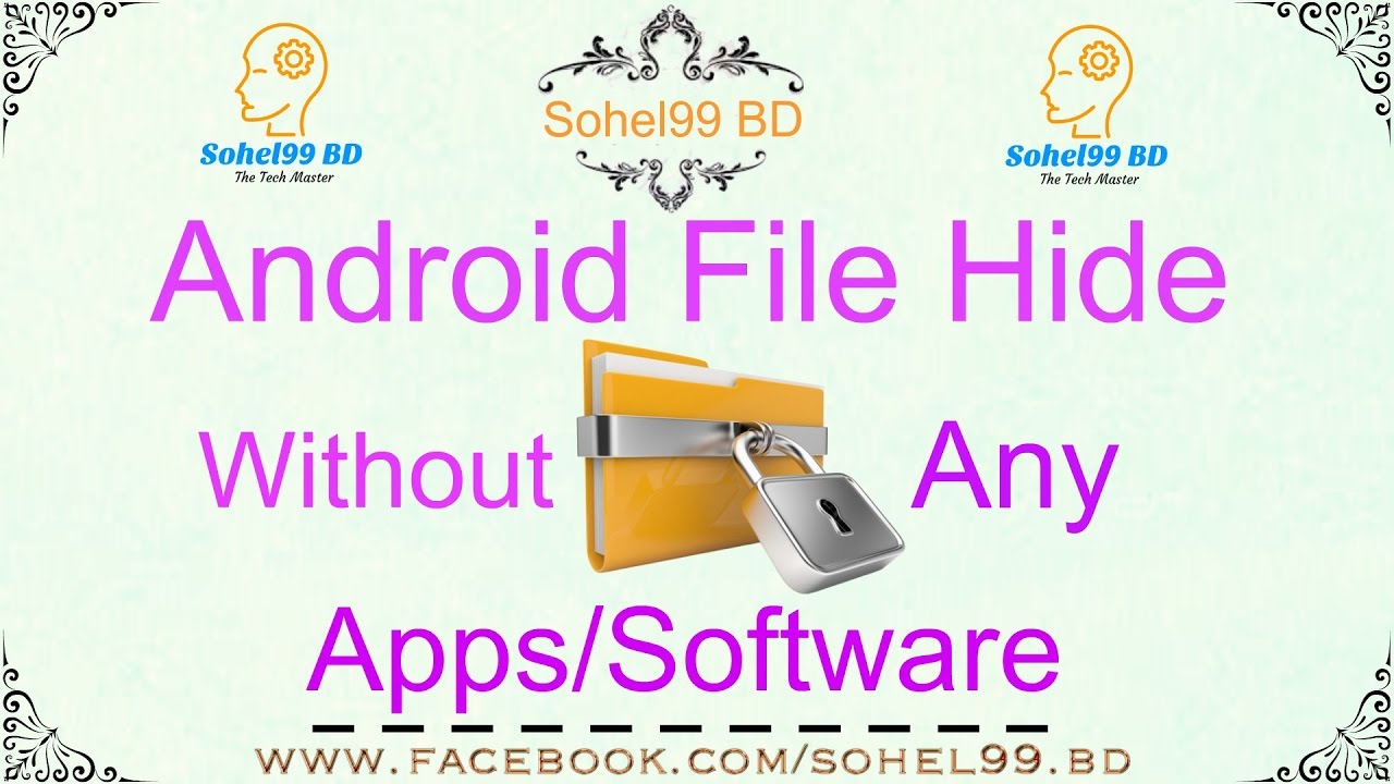 Android File Hide Without Sofware Easily - YouTube