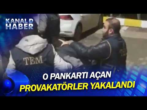 Hainlerin Fotoğrafını Açtılar! Nevruz'da O Pankartı Açan 6 Provokatör Yakalandı