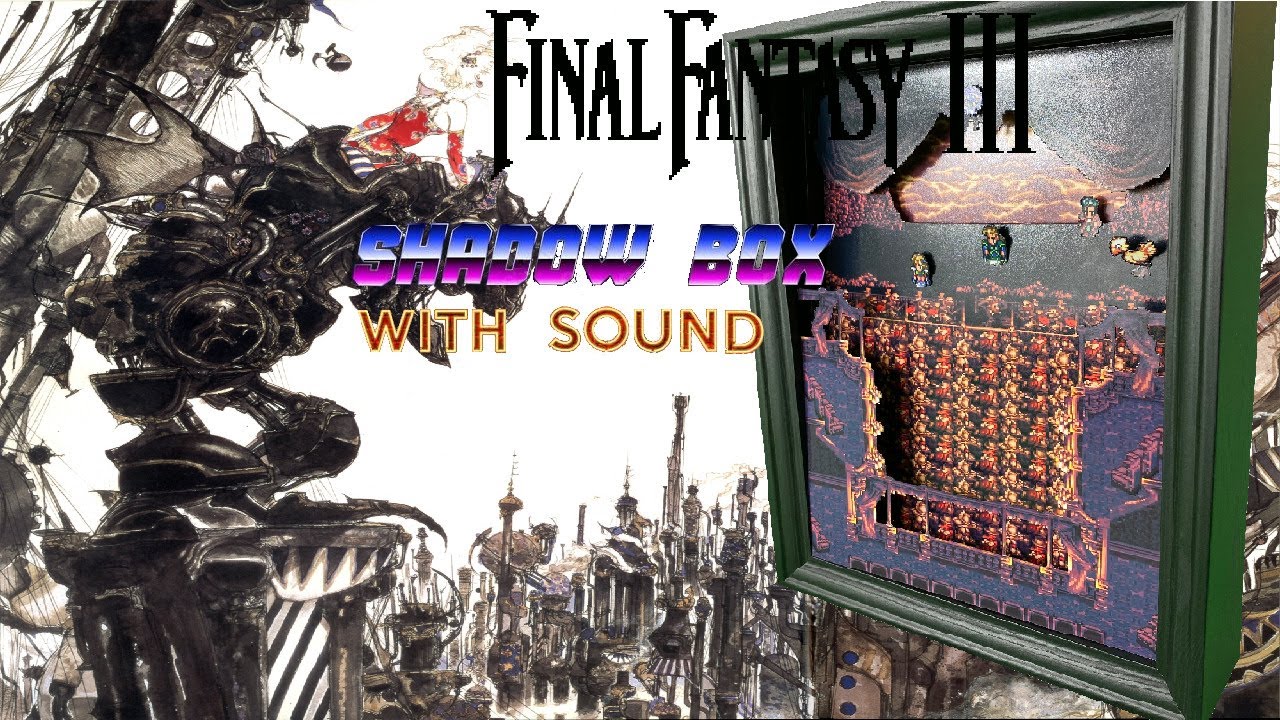 FF6 Final Fantasy Opera House Shadow Box With Audio - YouTube