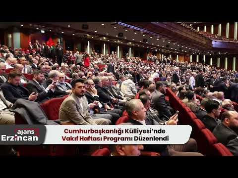 Cumhurbaşkanlığı Külliyesi’nde Vakıf Haftası Programı Düzenlendi