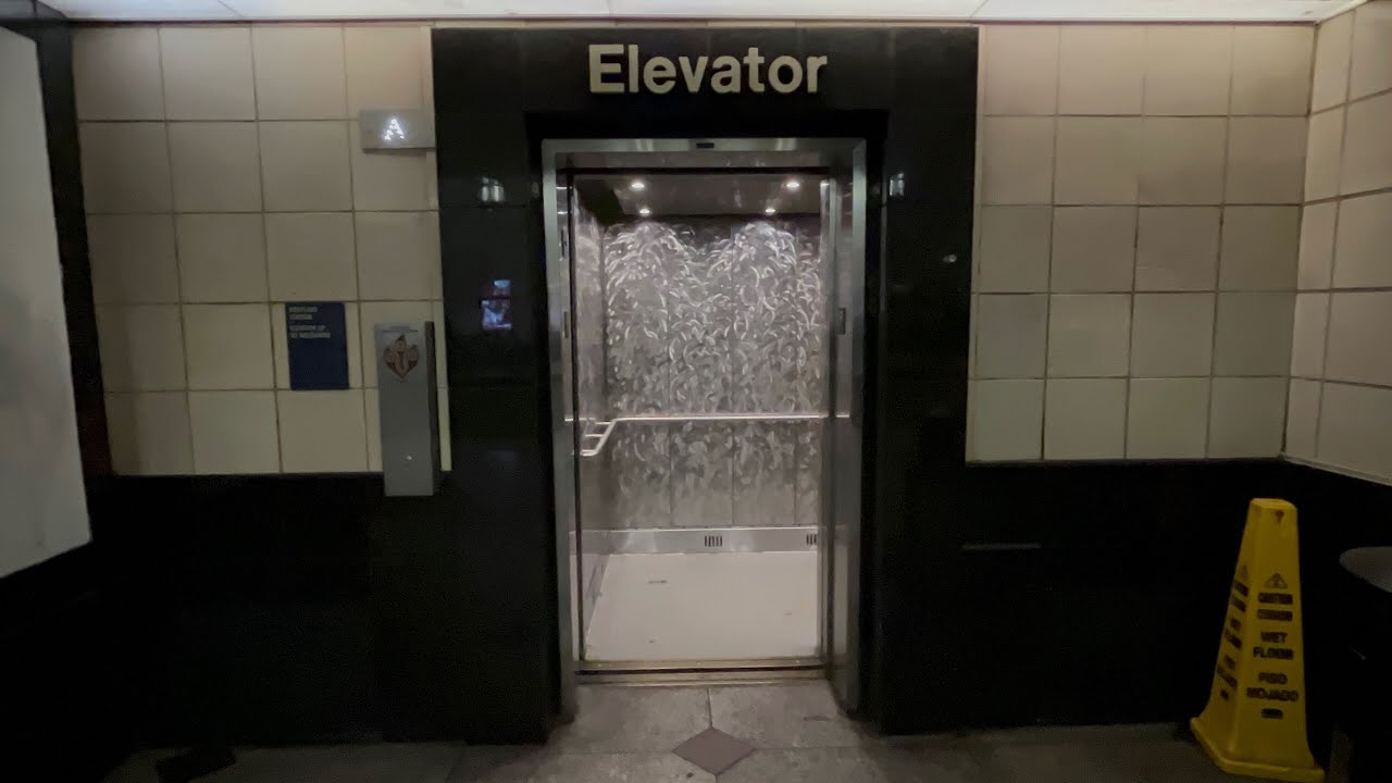 Seattle, WA: Generic Hydraulic Elevator at Westlake Station - YouTube