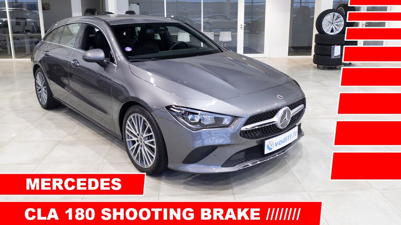 MERCEDES CLA 180 SHOOTING BRAKE PROGRESSIVE LINE 7G-DCT - VODIFF - YouTube