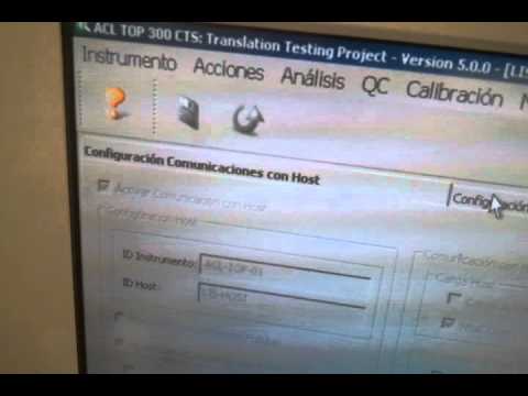 ANALIZADOR ACL TOP 300 - YouTube