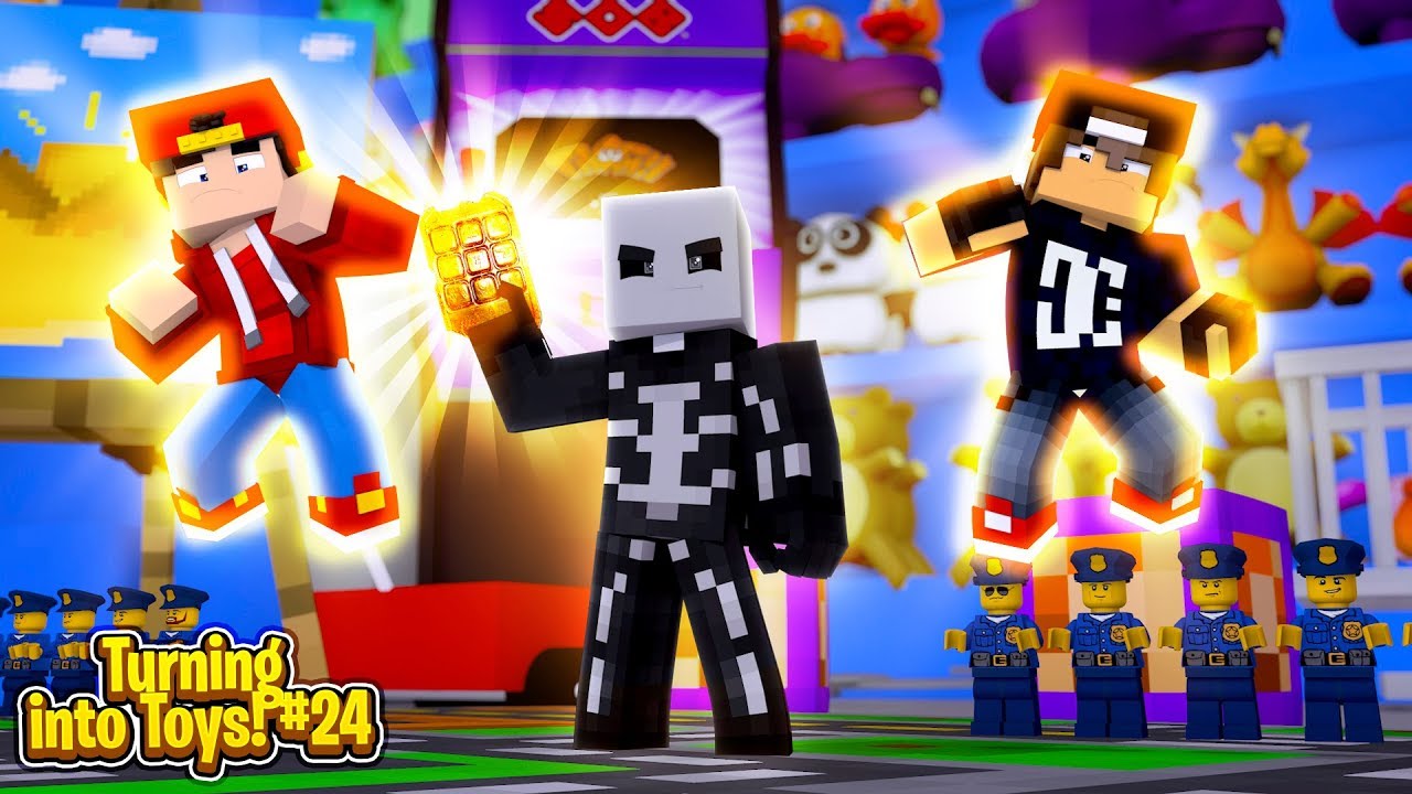 Minecraft Toys #23 - SKULL TROOPER TAKES OVER THE TOY STORE!! - YouTube