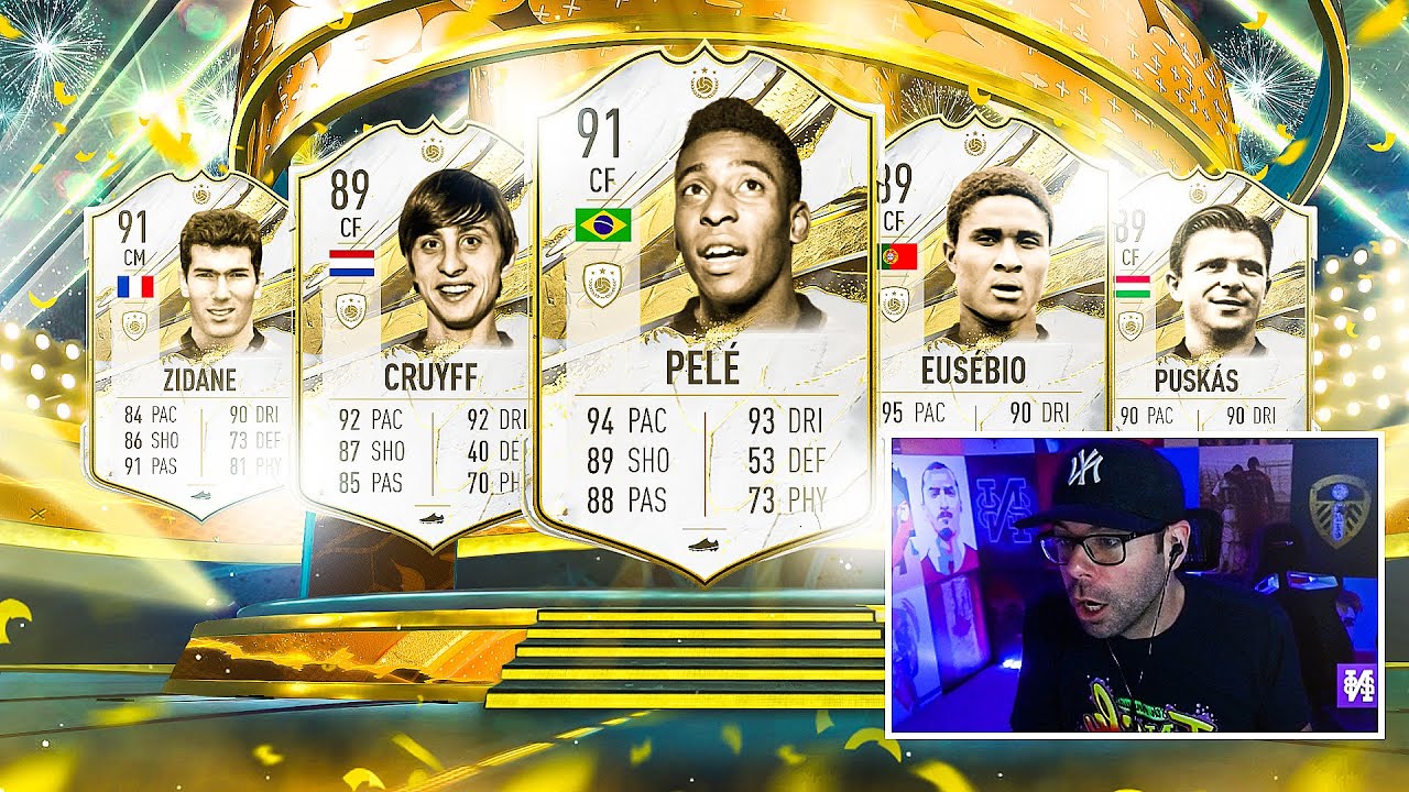 I PACK BABY EUSEBIO and PELE!!! 25x BASE ICON PACKS! INSANE LUCK ...