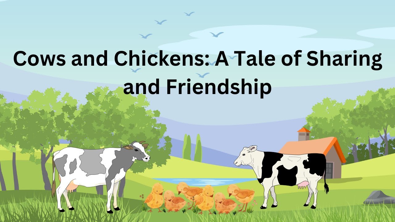 Cows and Chickens: A Tale of Sharing and Friendship l Short stories for ...
