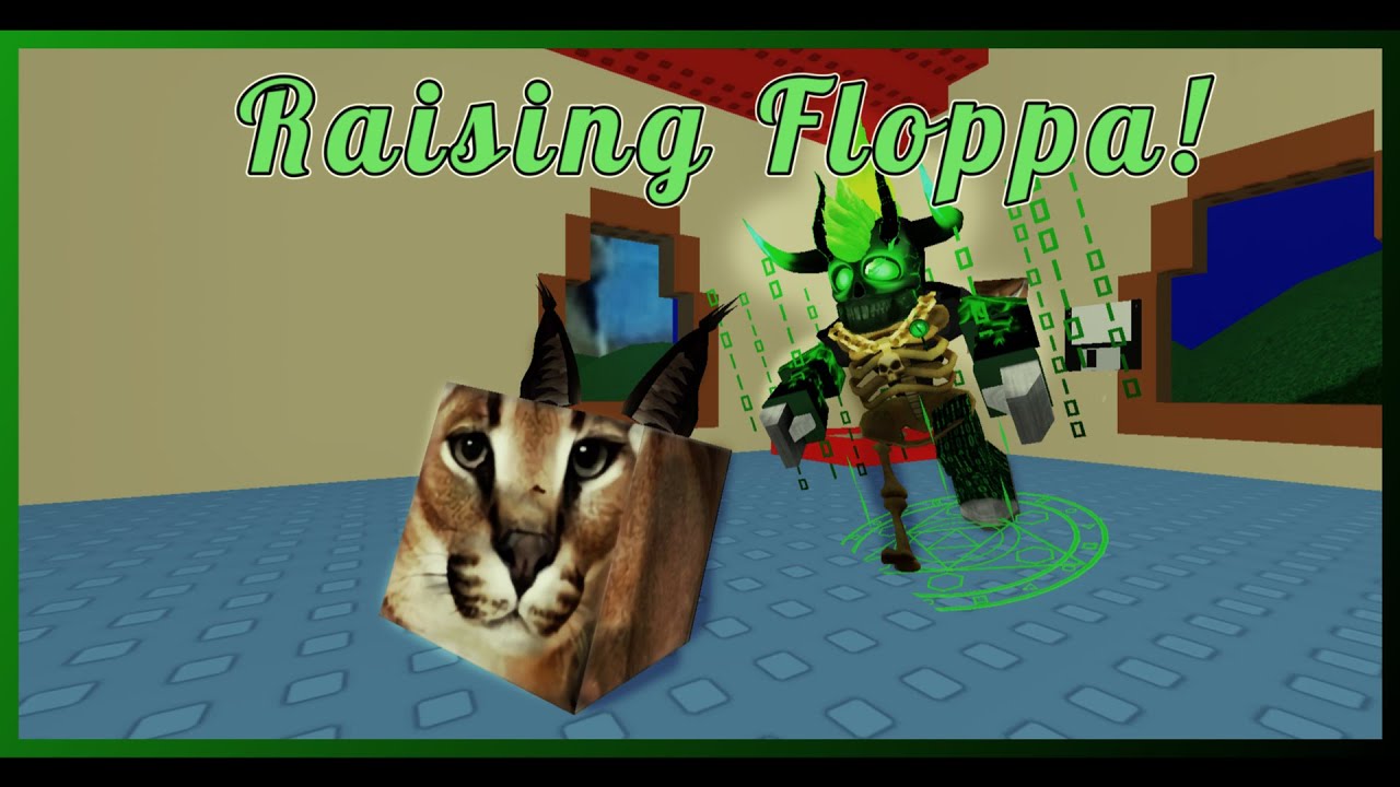 Raising floppa aka hecker in ROBLOX - YouTube