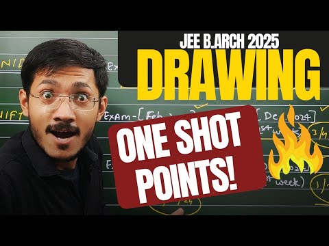 One Shot Points 🔥 About JEE (B.Arch) 2025 Drawing | Safal Together ...