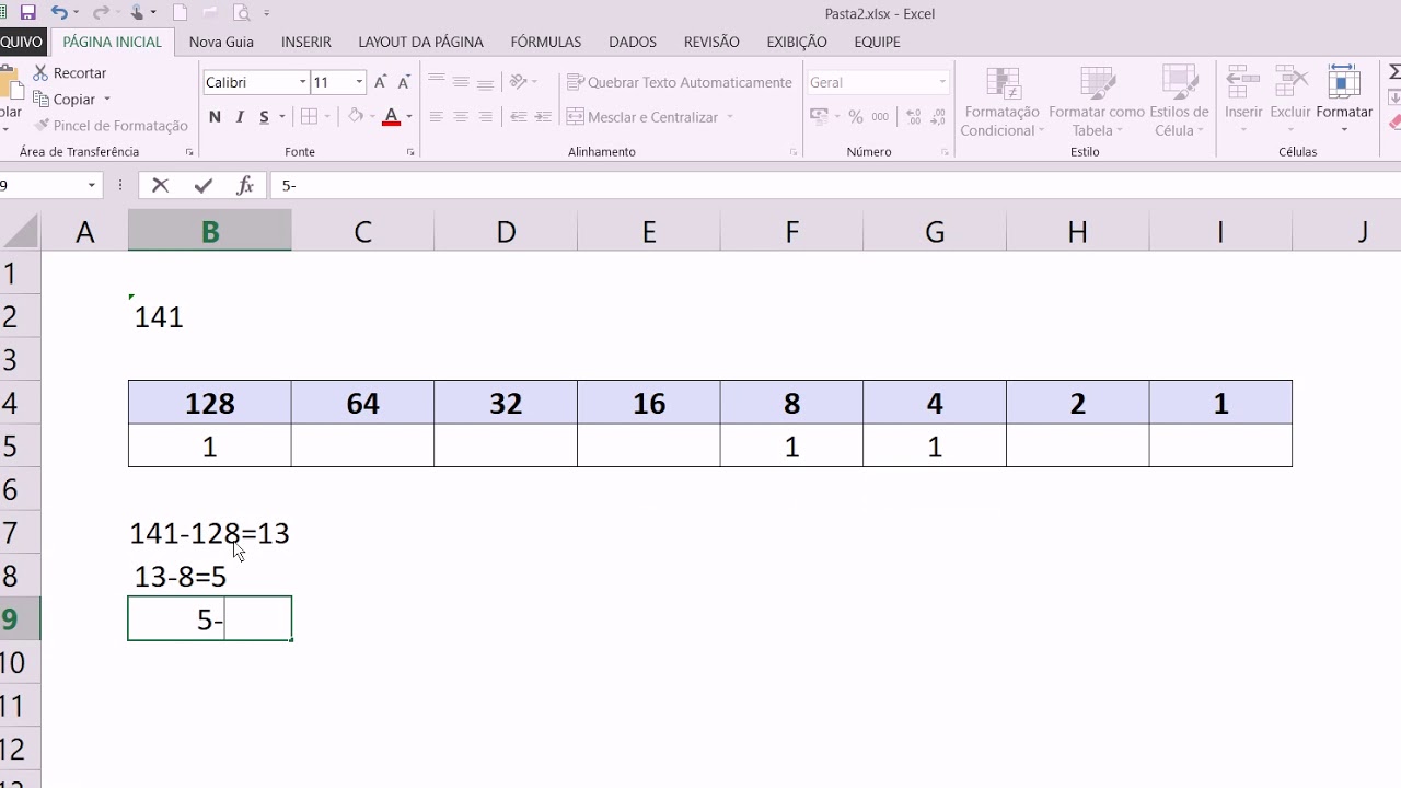 Decimal para Binário - Método da Tabela - YouTube