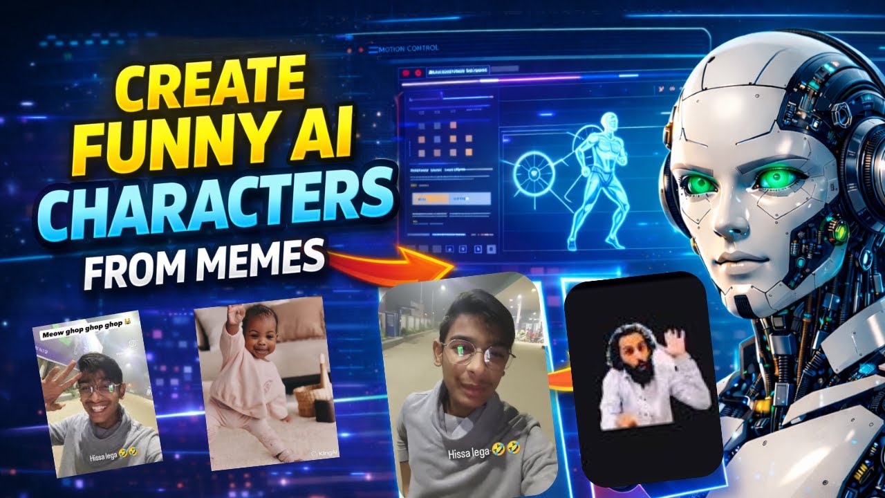 Create Funny AI Characters from Memes - YouTube