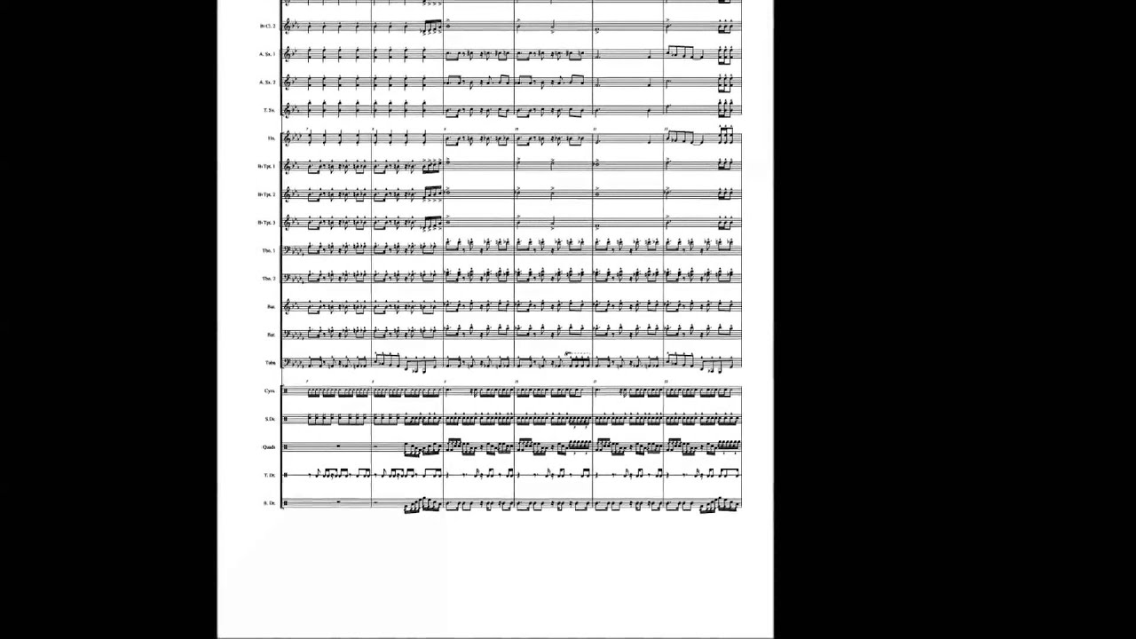 "Clique" by Block Band - for Marching Band - Group Size A, B, or C ...