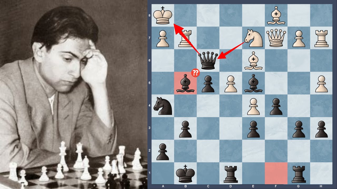 Even Tal's blunder is a Brilliant Move | Magic by Mikhail Tal - YouTube