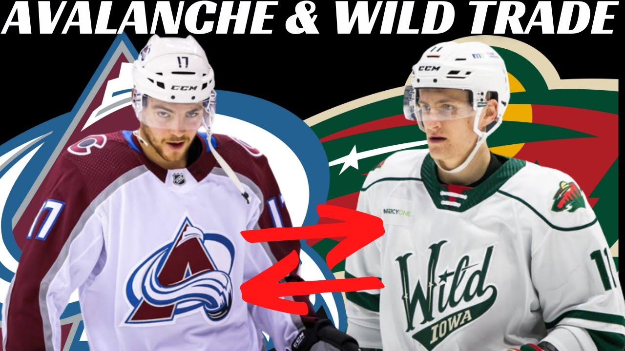 NHL Trade - Avalanche & Wild Swap Forwards - YouTube