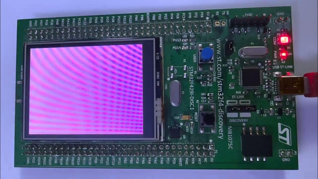 LTDC on STM32F429-DISCO - YouTube