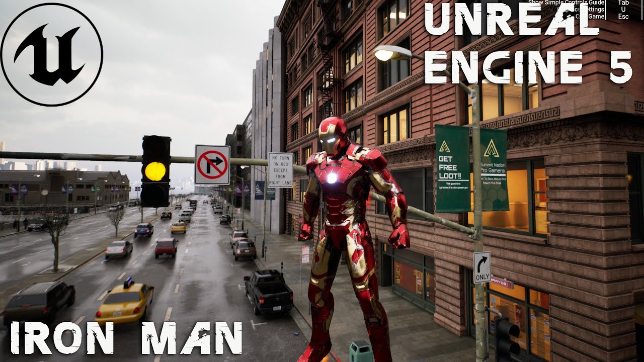 UNREAL ENGINE 5 - IRON MAN 4K Cinematic Graphic - YouTube