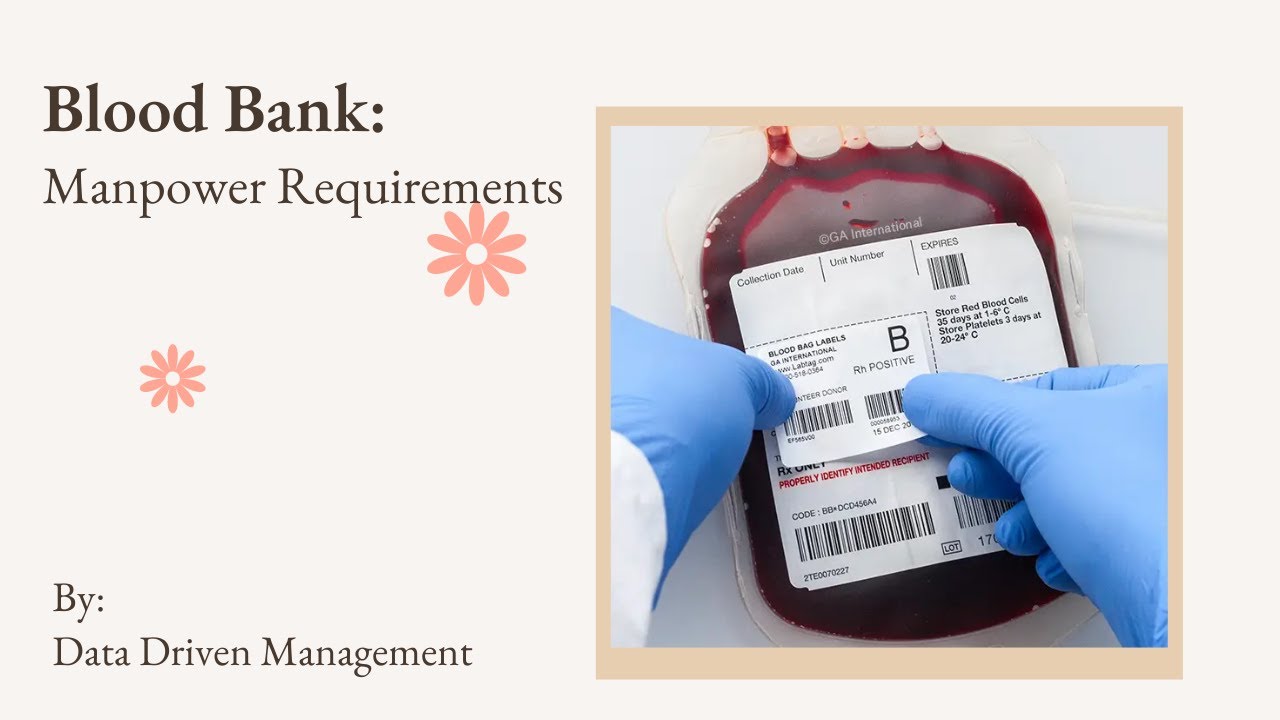 Manpower Requirement | Blood Banking - YouTube