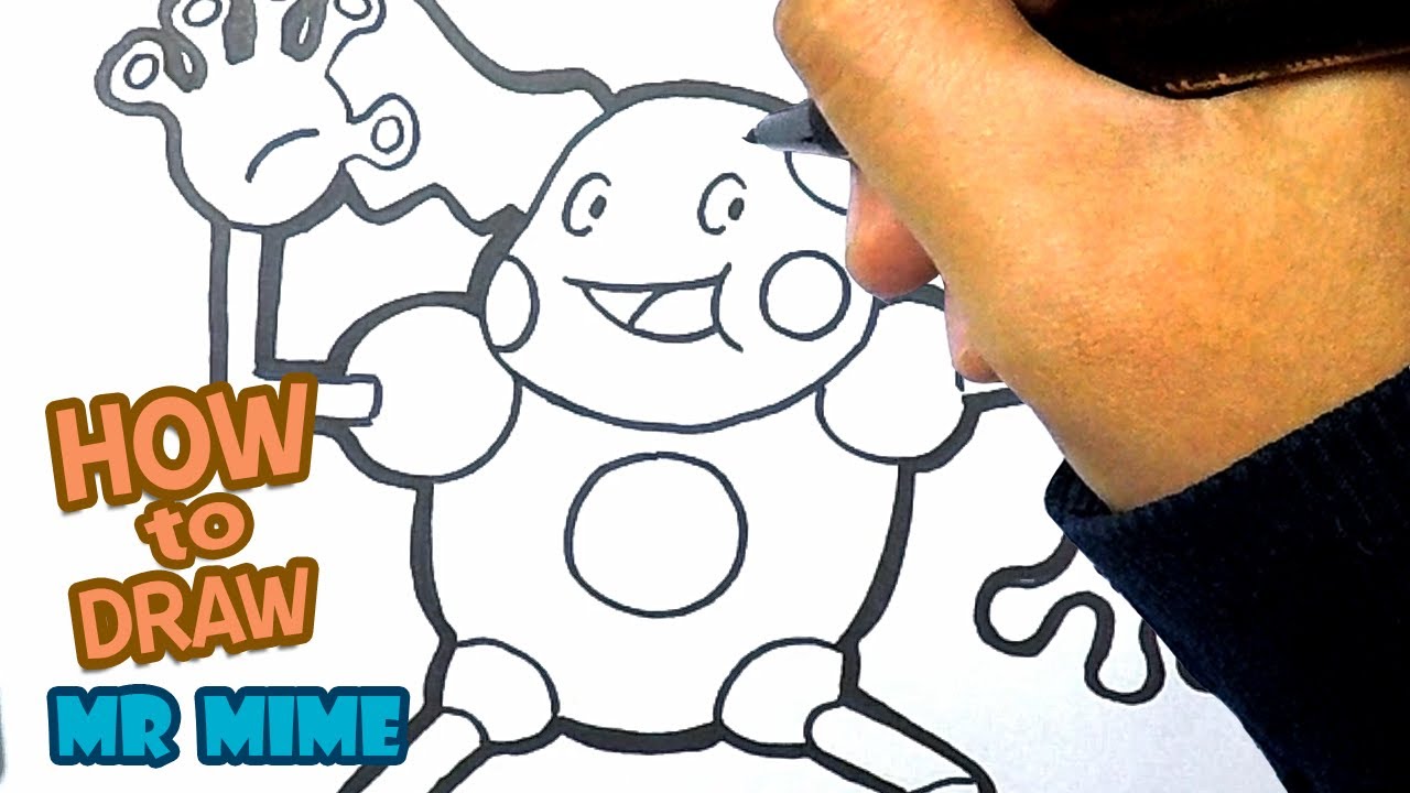 How to Draw Pokemon || Drawing Mr.Mime - YouTube