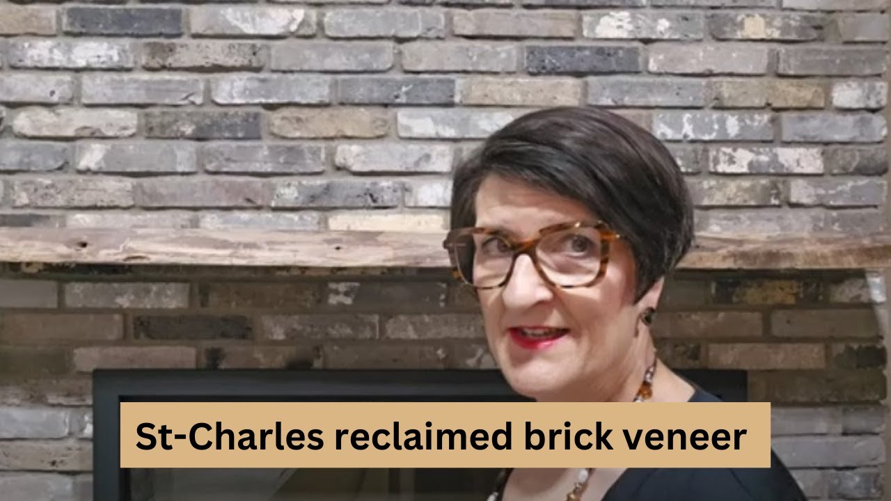 St-Charles reclaimed brick veneer #brick #reclaimed #fireplacedesign ...
