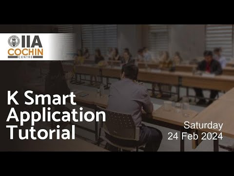 K Smart Application Session. - YouTube