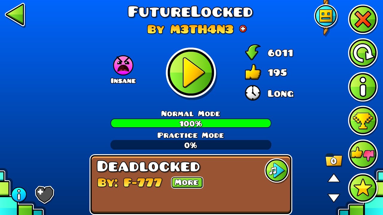 Geometry Dash FutureLocked 100% (Unrated ver.) - YouTube
