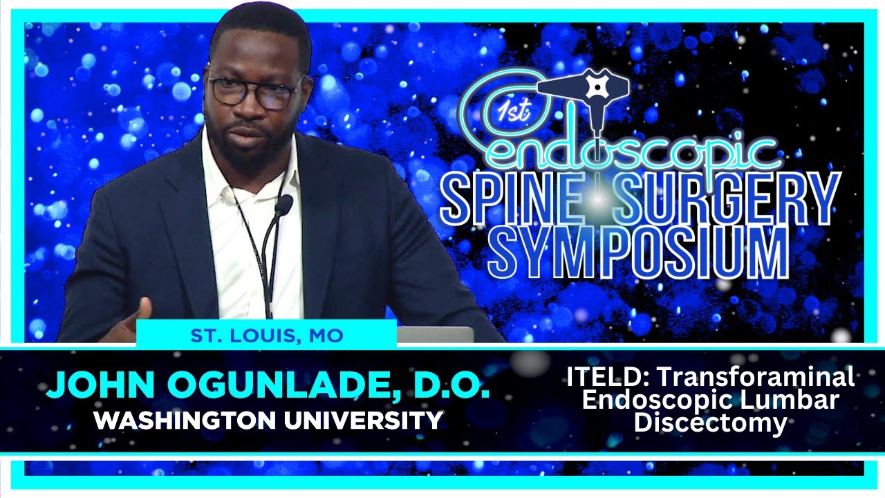 TELD: Transforaminal Endoscopic Lumbar Discectomy John Ogunlade, DO - YouTube
