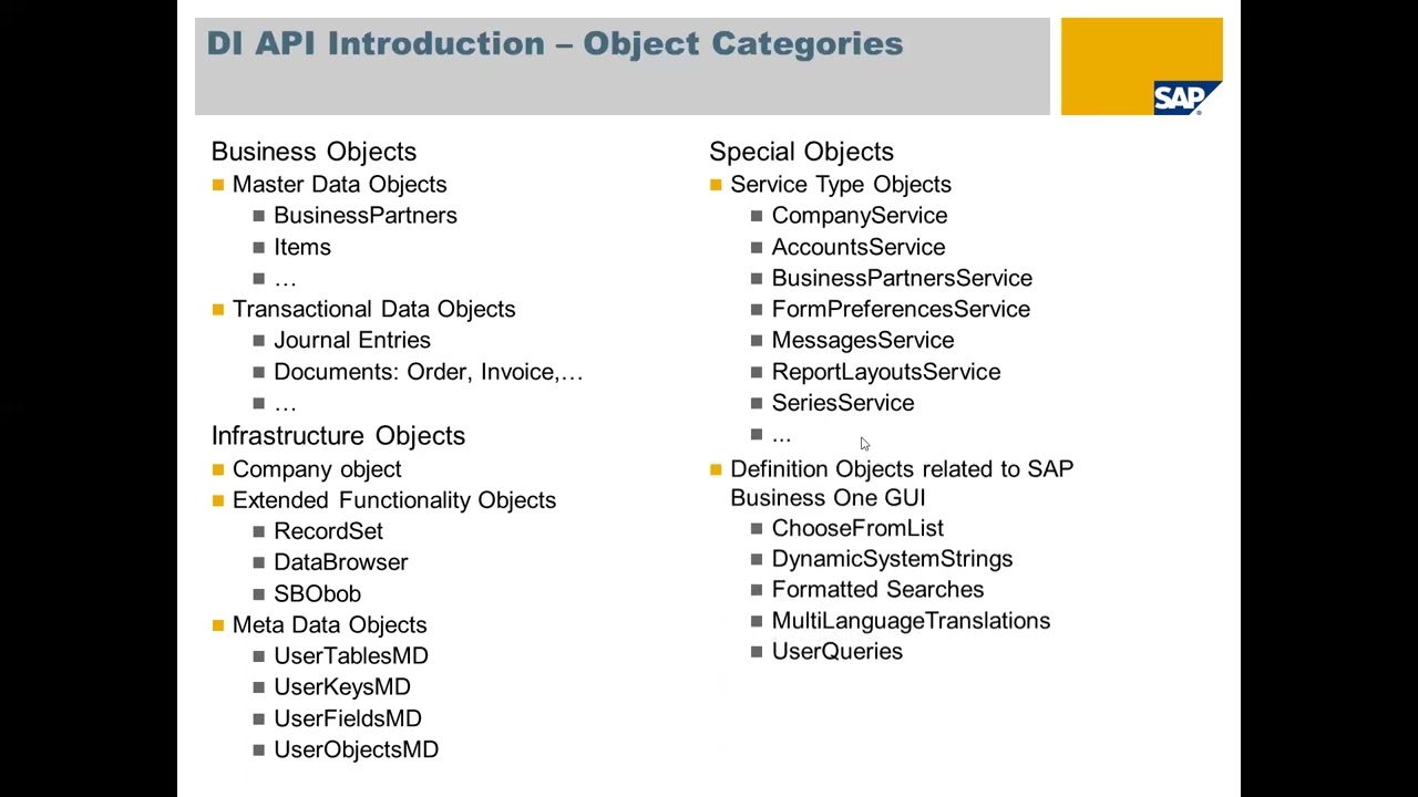 DI API Introduction - YouTube