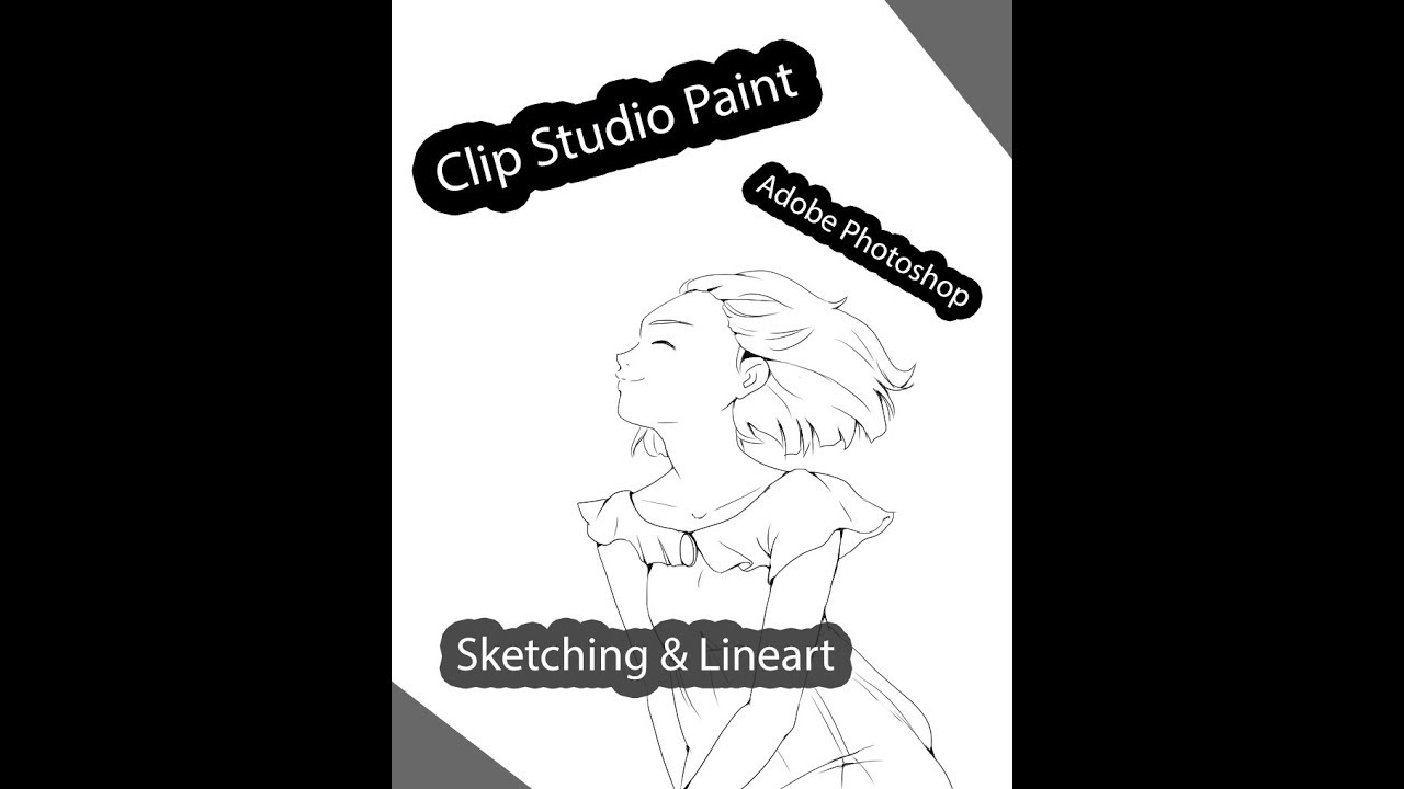clip studio paint lineart tutorial - YouTube