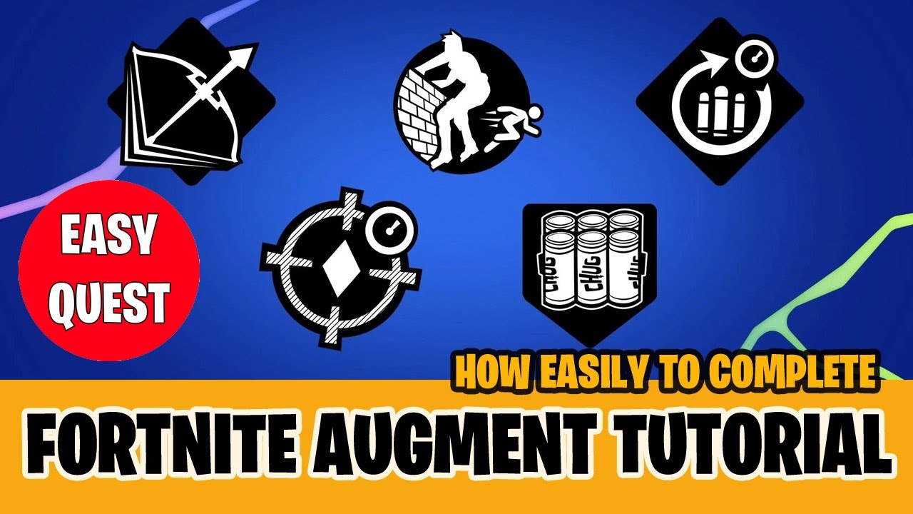 How to Complete Augment Tutorial Quests in Fortnite Chapter 4 How to Activate An Augment on PS4 ...