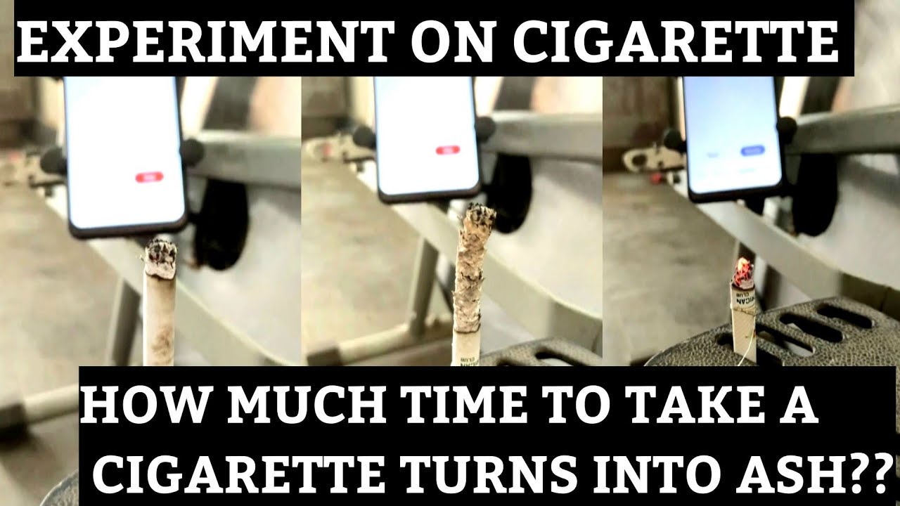 EXPERIMENT ON CIGARETTE | American club cigarette - YouTube