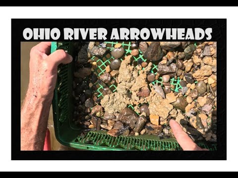 Arrowhead Hunting The Ohio River - Sifting Arrowheads - Archaeology ...