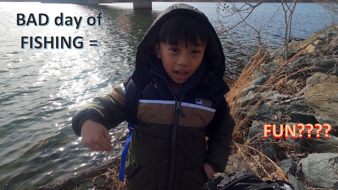 Bad Day of Fishing = FUN??? Quick Fishing Trip in COLD Weather was ...