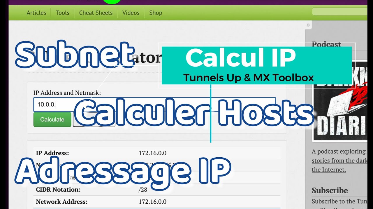 Calculez vos plages adresses IP avec ces 2 outils GRATUITEMENT - YouTube