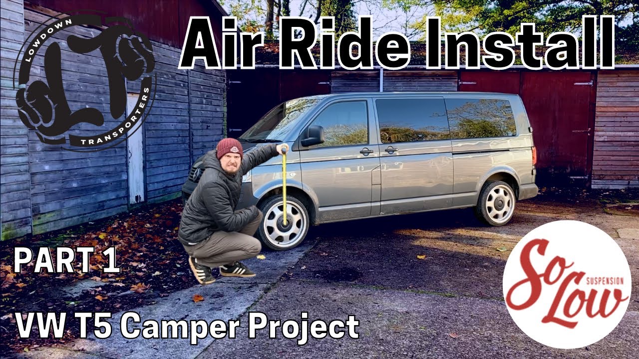 Air Ride Install Part 1 - VW T5 Camper Project - YouTube