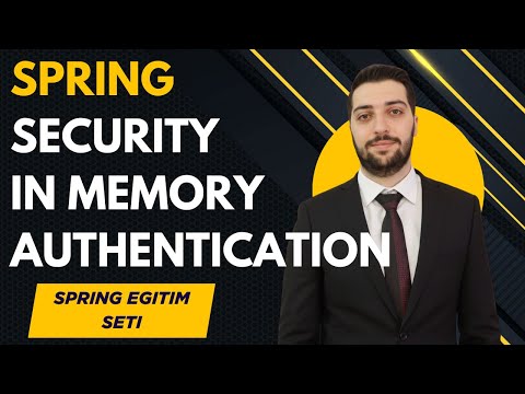 268-Spring Security |In-Memory Authentication –   (application.properties) ile user ve şifre tanımı