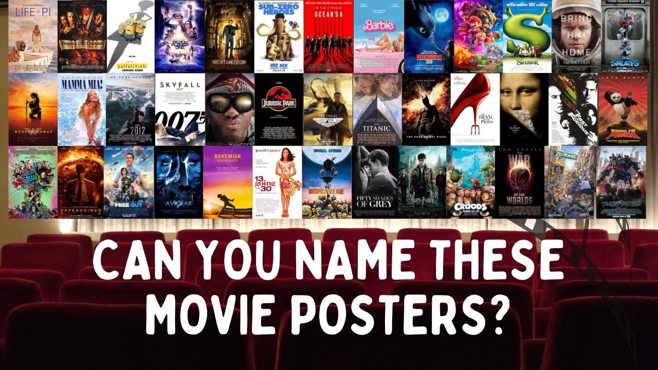 Top Box Office Hits Movie Poster Trivia | Quiz Challenge - YouTube