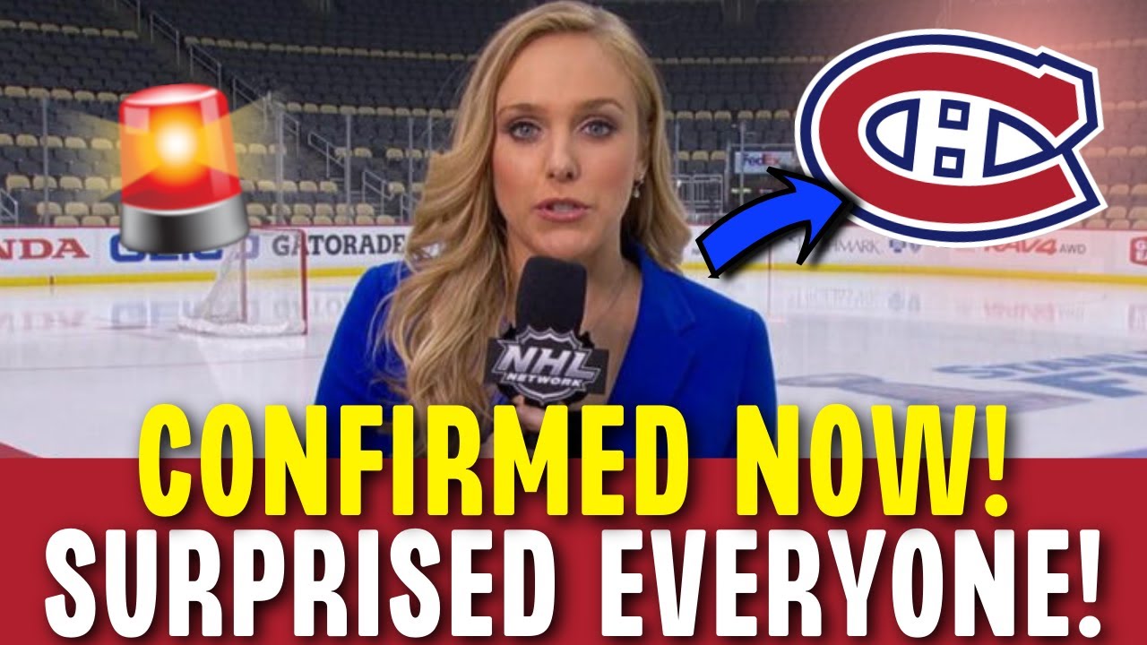 🚨 CONFIRMED NOW! SURPRISED EVERYONE! HABS NATION REACTED! | CANADIENS ...