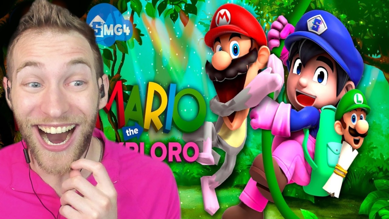 THIS MADE ME SO HAPPY! Reacting to "Mario The Exploro" by SMG4 - YouTube