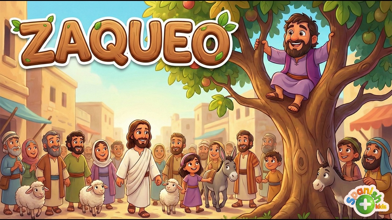 Zaqueo - Corito para Niños 😁 | Musica Cristiana Video Animado - YouTube
