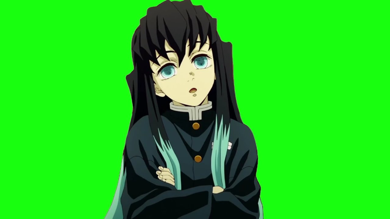 Tokito Muichiro - Free Masking [Green Screen] Demon Slayer/ Kimetsu no ...