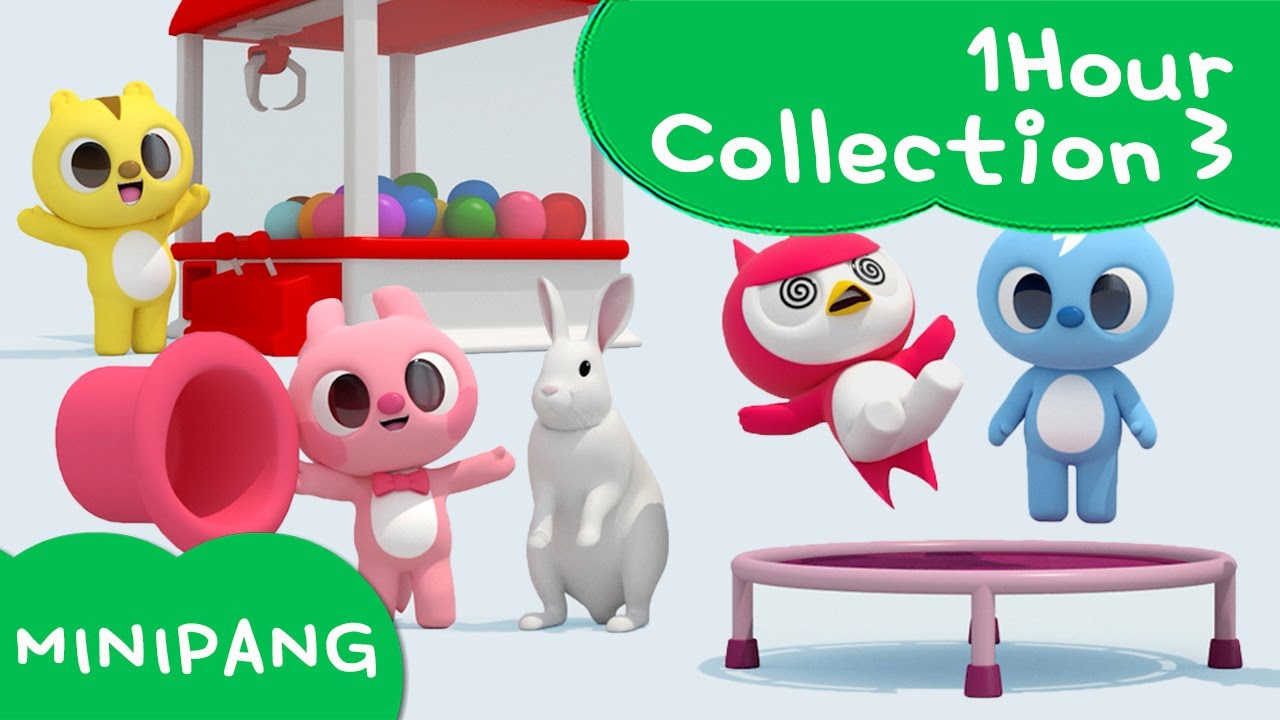 Learn words with MINIPANG | 1Hour Collection 3⭐ | MINIPANG TV 3D Play ...