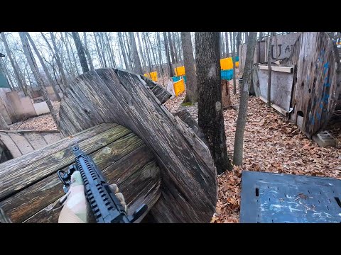ACS airsoft in cold ahh weather with tactical taco - YouTube