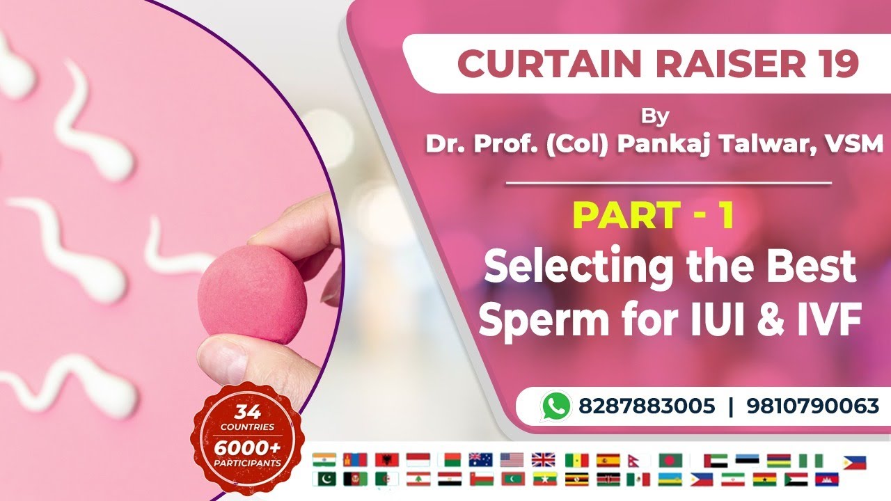 Curtain Raiser 19 - Selecting The Best Sperm For IUI & IVF (Part-1) By ...