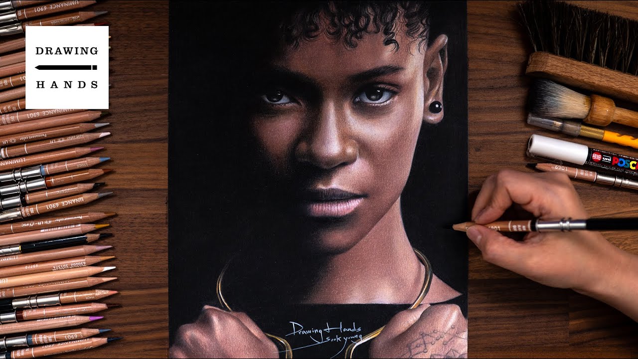 Drawing Black Panther Wakanda Forever - Shuri [Drawing Hands] - YouTube