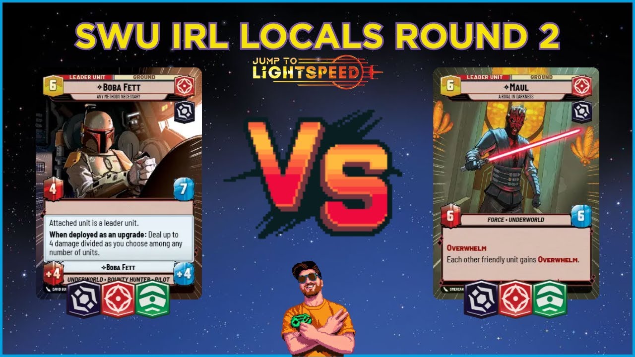 BOBA DATA VAULT VS MAUL ECL (ROUND 2) | IRL Locals Gameplay | Star Wars ...